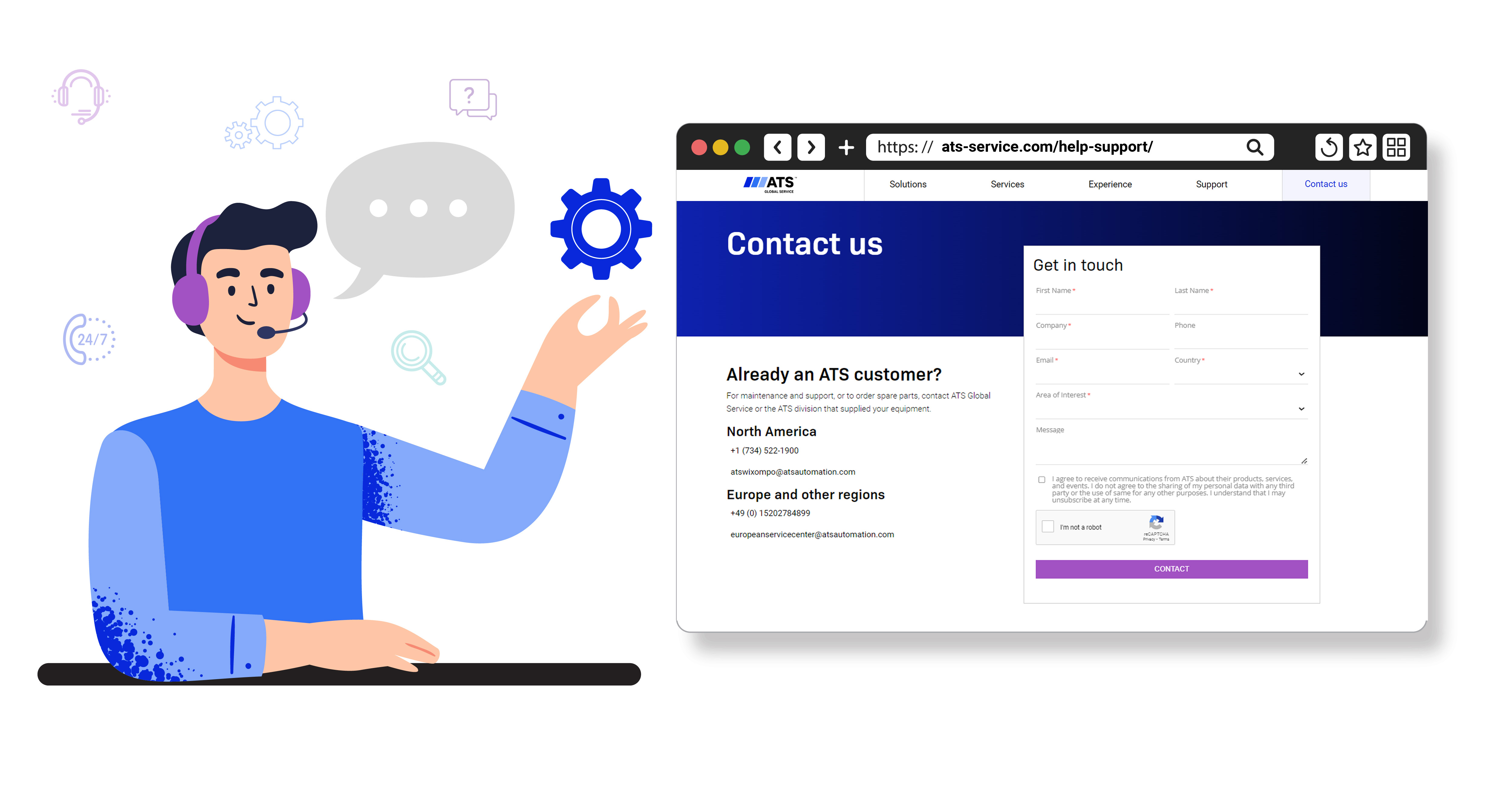New Site. New Service Experience. The New ats-service.com.